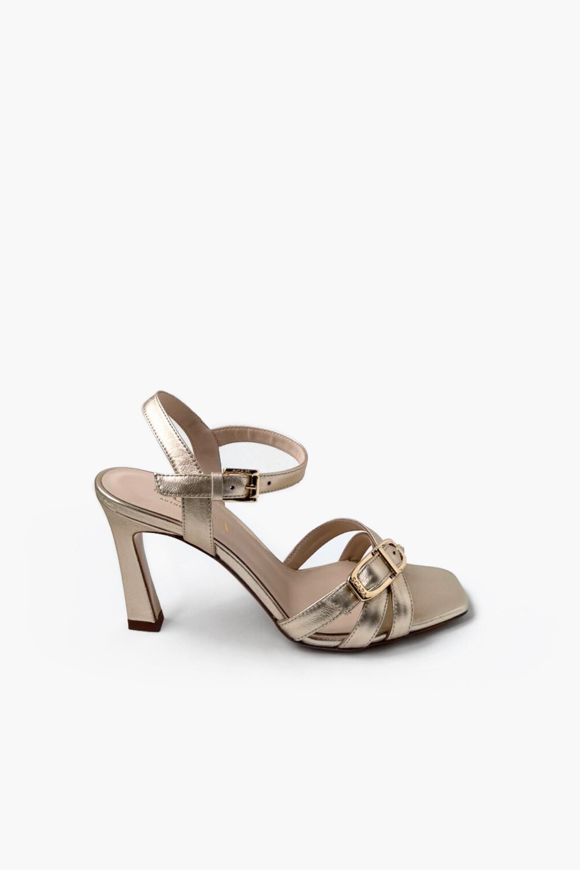 LEATHER HEELS WITH STRAPS | SCAPA OFFICIAL | SHOES